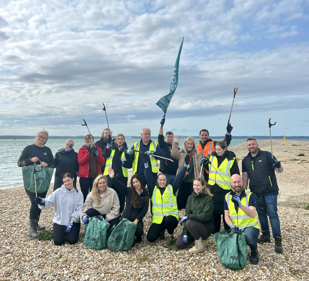 We took part in The Great British Beach Clean!